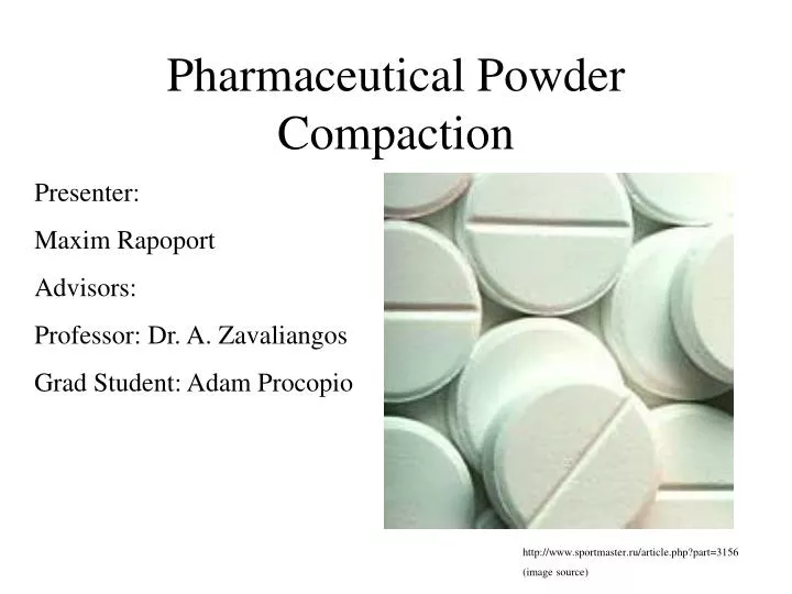 PPT - Pharmaceutical Powder Compaction PowerPoint Presentation, free ...