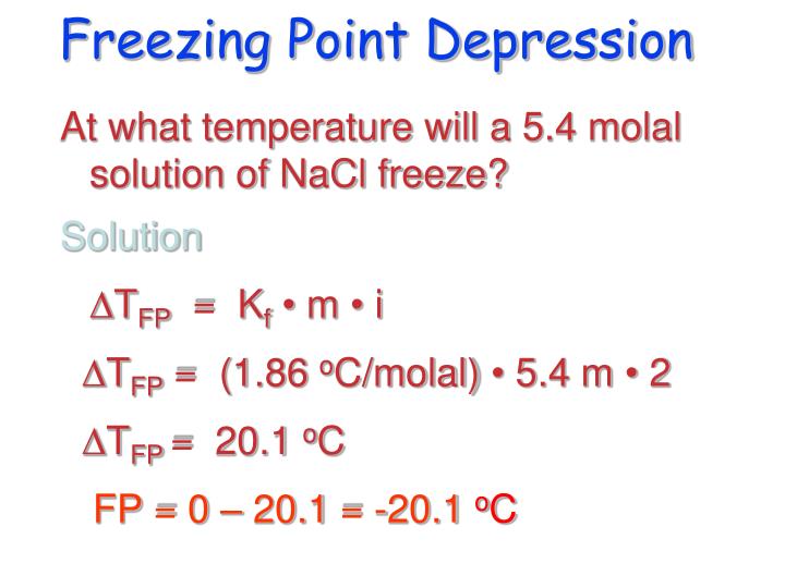 PPT - Chapter 13 – Solutions - part II Colligative Properties ...