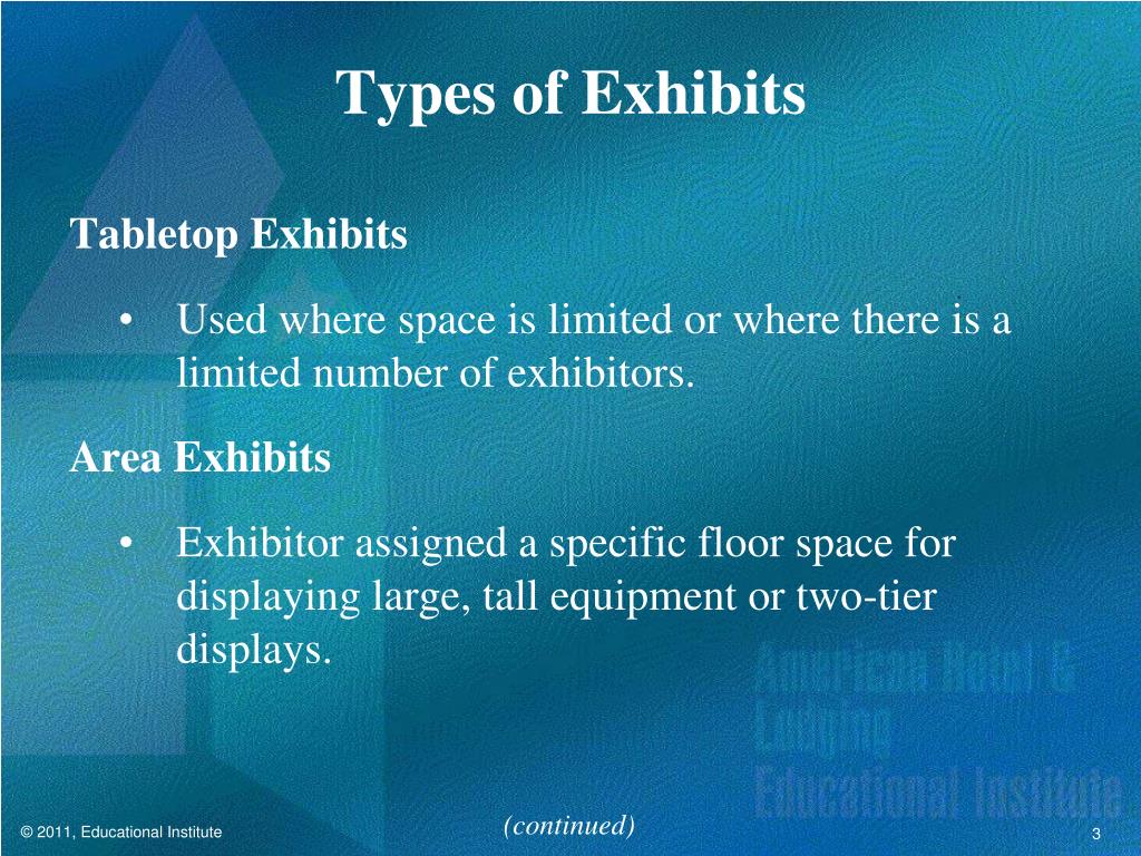PPT - Chapter 17 Exhibits and Trade Shows PowerPoint Presentation, free ...