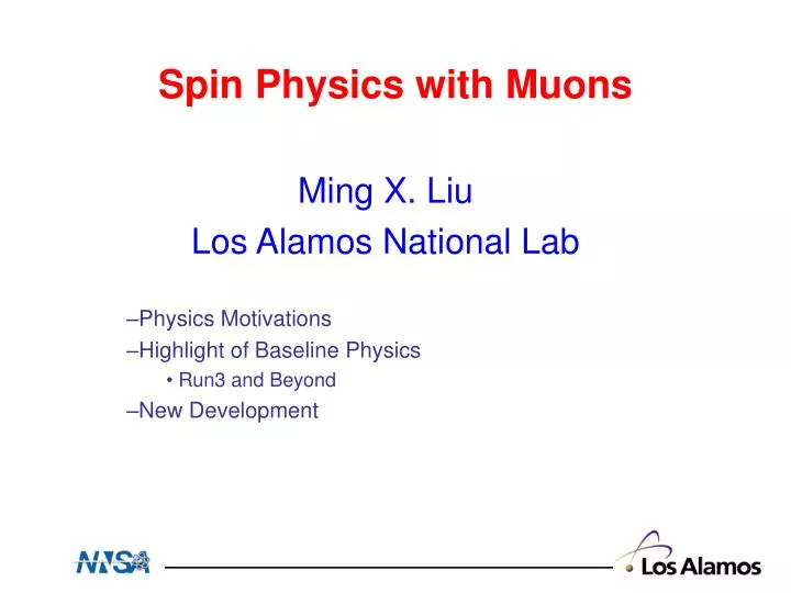 PPT - Spin Physics with Muons PowerPoint Presentation, free download ...