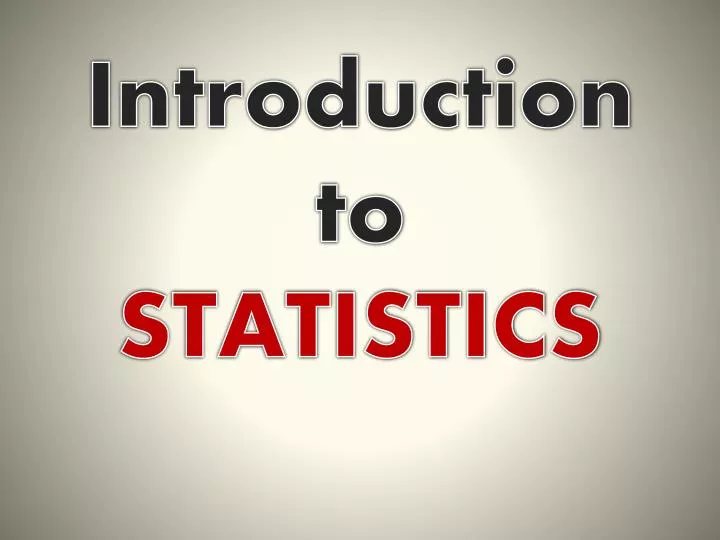 PPT - Introduction to Statistics PowerPoint Presentation, free download ...