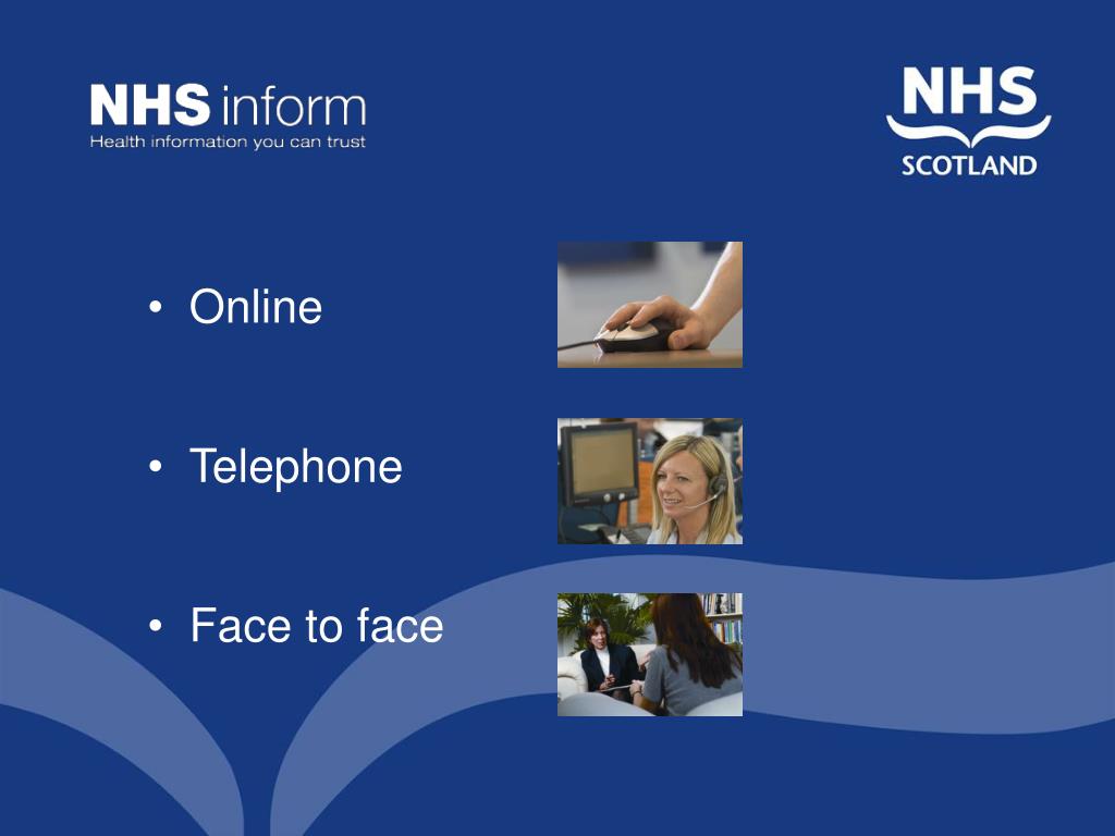 PPT - NHS inform Scotland’s National Health Information Service ...