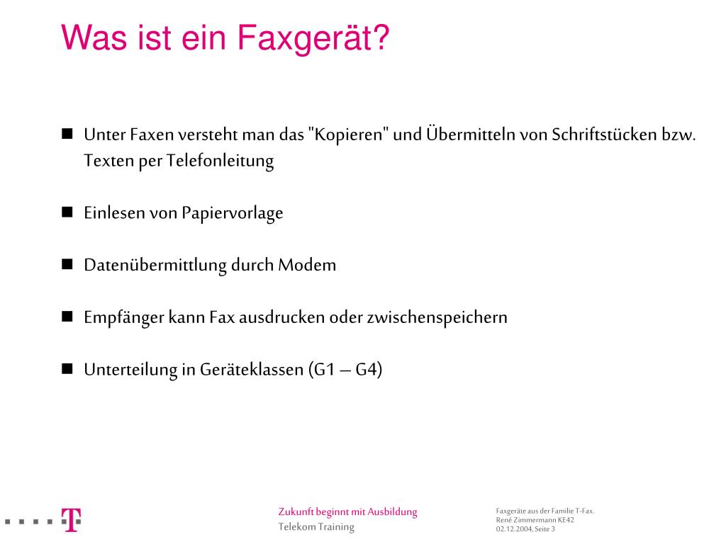 PPT - Faxgeräte aus der Familie T-Fax. PowerPoint Presentation, free ...