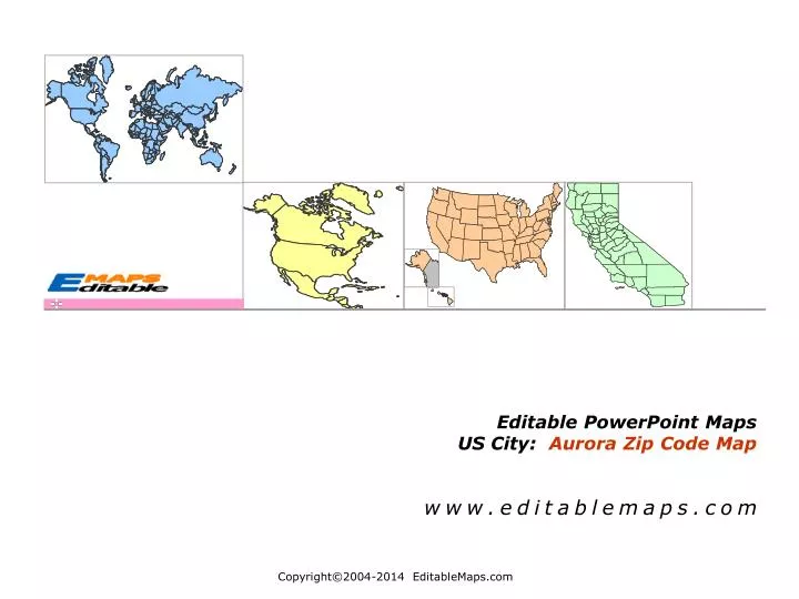 PPT - Editable PowerPoint Maps US City: Aurora Zip Code Map PowerPoint ... PPT - Editable PowerPoint Maps US City: Aurora Zip Code Map PowerPoint ...