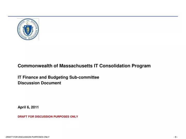 PPT - April 6, 2011 DRAFT FOR DISCUSSION PURPOSES ONLY PowerPoint ...