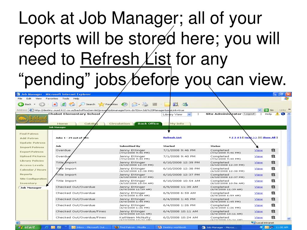 PPT - Destiny Login= destiny.ousd.k12 PowerPoint Presentation, free ...