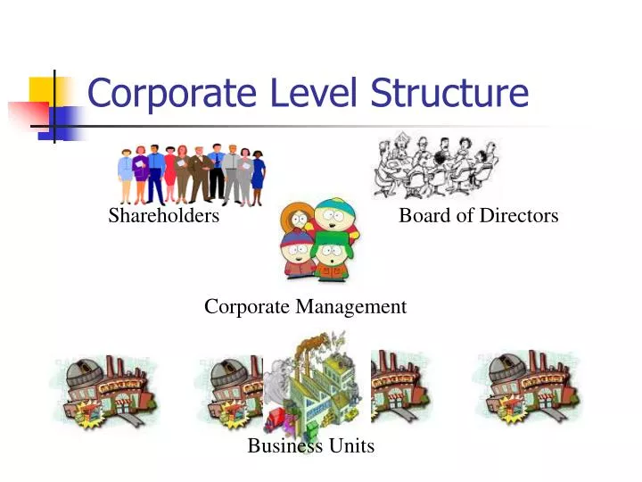 PPT - Corporate Level Structure PowerPoint Presentation, free download ...
