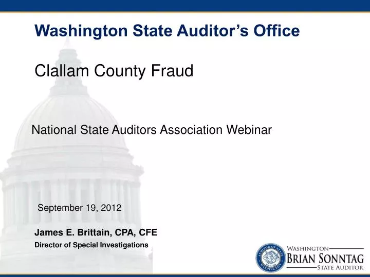 PPT - Washington State Auditor’s Office PowerPoint Presentation, free ...