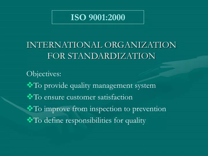 PPT - ISO 9001:2000 PowerPoint Presentation, free download - ID:6466897