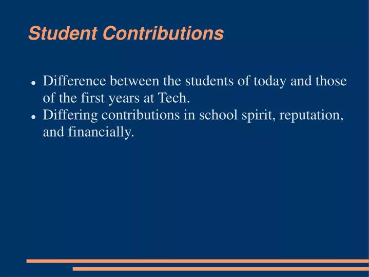 PPT - Student Contributions PowerPoint Presentation, free download - ID ...