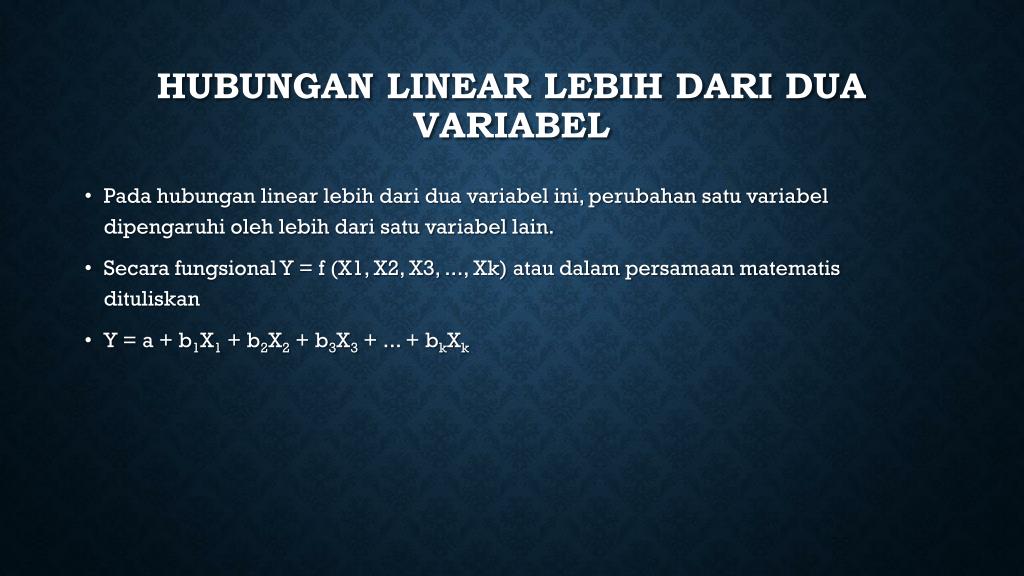 PPT - KOEFISIEN KORELASI , regresi LINEAR DAN KOEFISIEN DETERMINASI ...