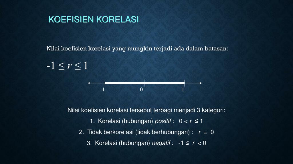 PPT - KOEFISIEN KORELASI , regresi LINEAR DAN KOEFISIEN DETERMINASI ... PPT - KOEFISIEN KORELASI , regresi LINEAR DAN KOEFISIEN DETERMINASI ...