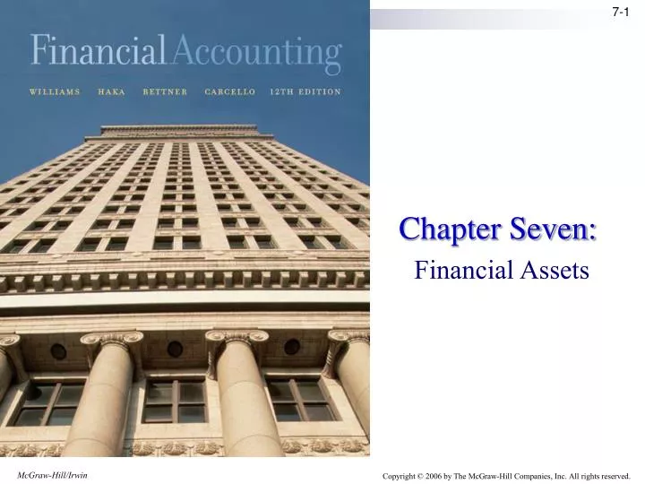 PPT - Chapter Seven: Financial Assets PowerPoint Presentation, free ...