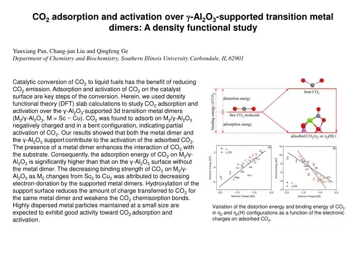 PPT - Yunxiang Pan, Chang-jun Liu and Qingfeng Ge PowerPoint ...