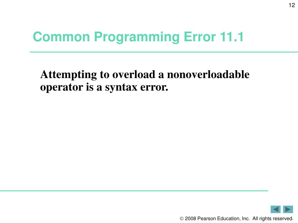 Ppt Operator Overloading String And Array Objects Powerpoint Presentation Id6474157