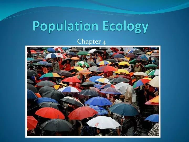 PPT - Population Ecology PowerPoint Presentation, free download - ID ...