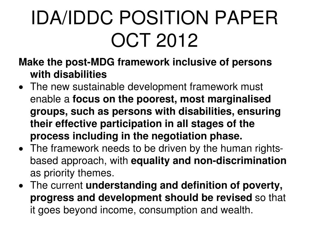 PPT - Name: Moosa Salie Organization: International Disability Alliance, World PowerPoint ...