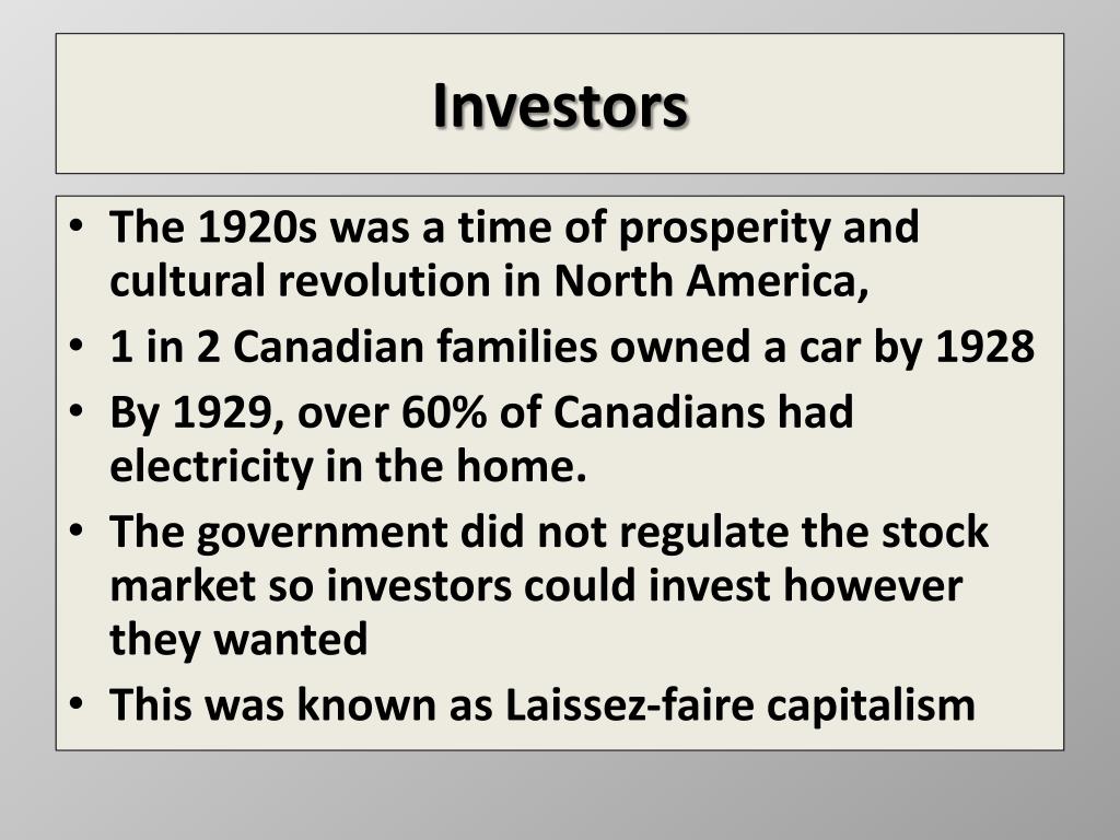 PPT - Economics in the 1920s PowerPoint Presentation, free download ...