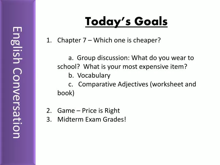PPT - English Conversation PowerPoint Presentation, free download - ID ...
