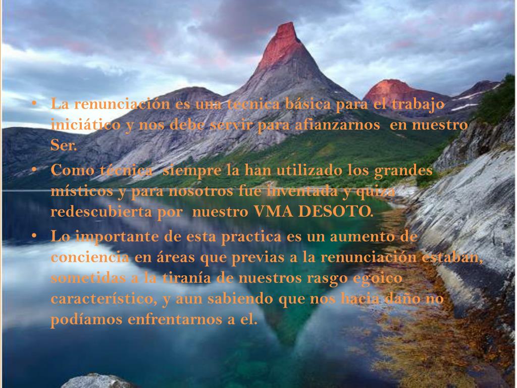 PPT - Técnica de renunciación PowerPoint Presentation, free download ...