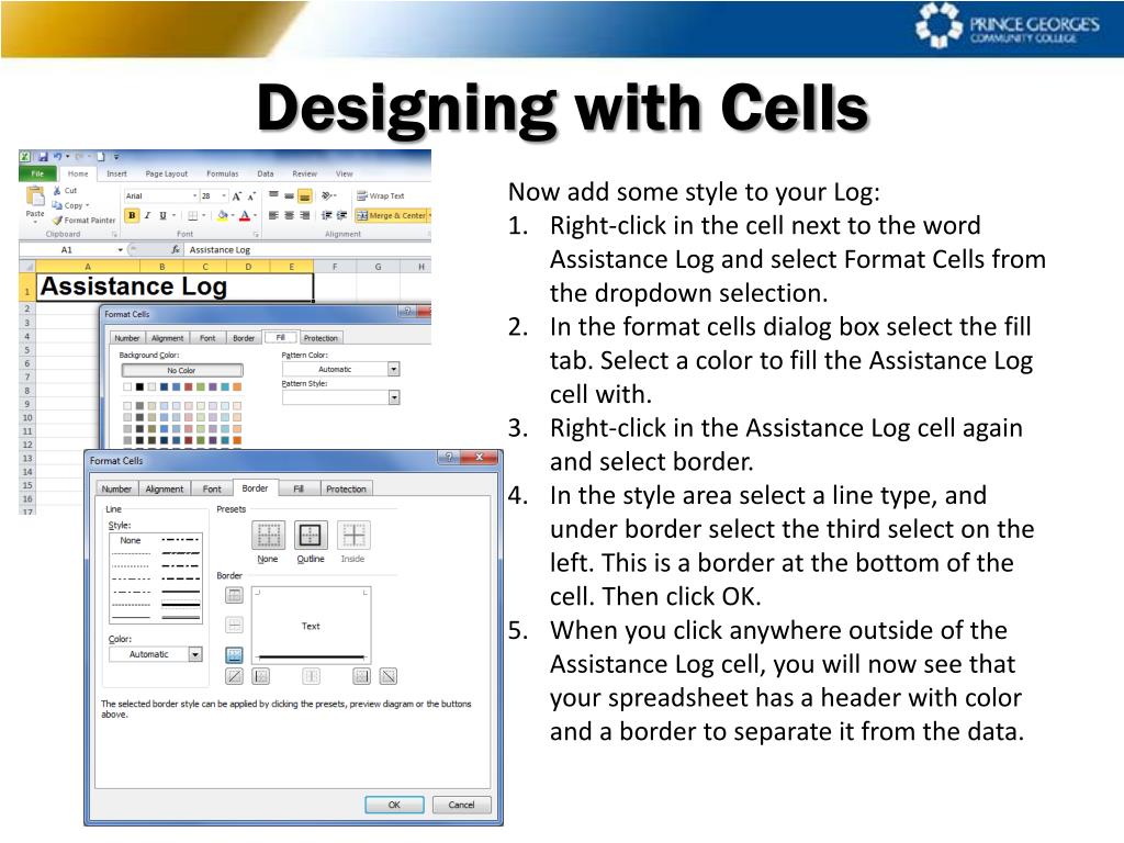 PPT - Excel: The Basics PowerPoint Presentation, free download - ID:6497027
