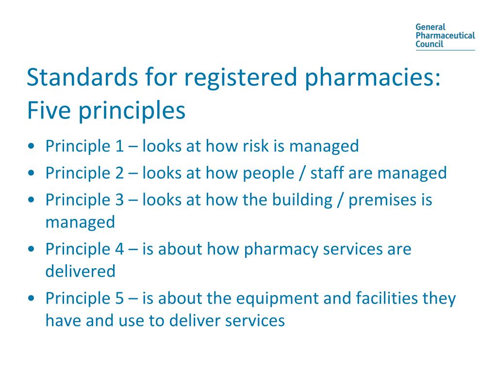 PPT - Modernising Pharmacy Regulation An inspector calls: A new ...