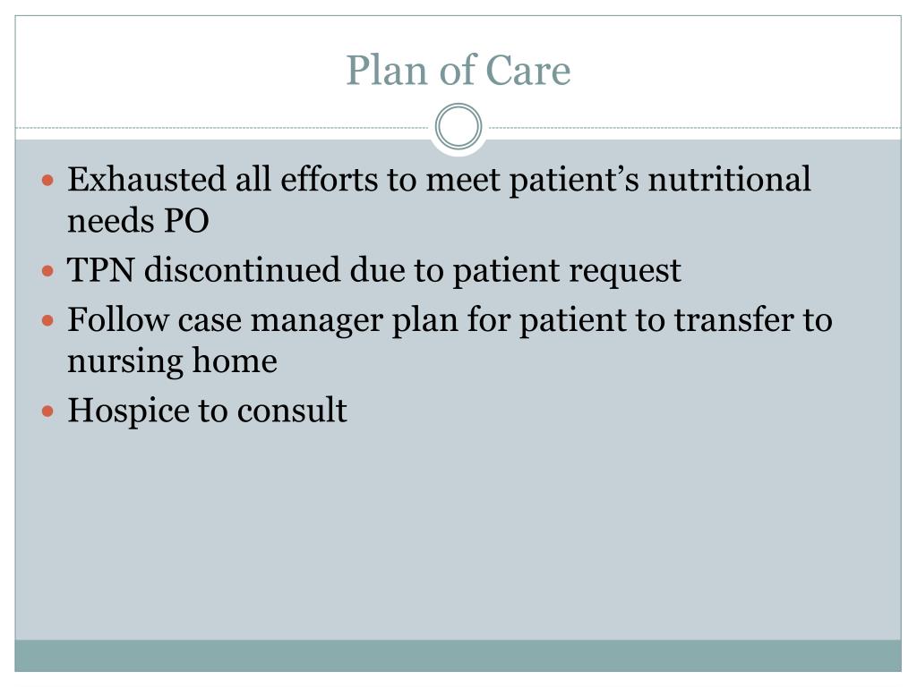 PPT - Comprehensive Case Study: Cancer Patient and Malnutrition ...