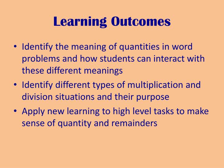 PPT - Flexibility with Multiplication and Division Situations ...