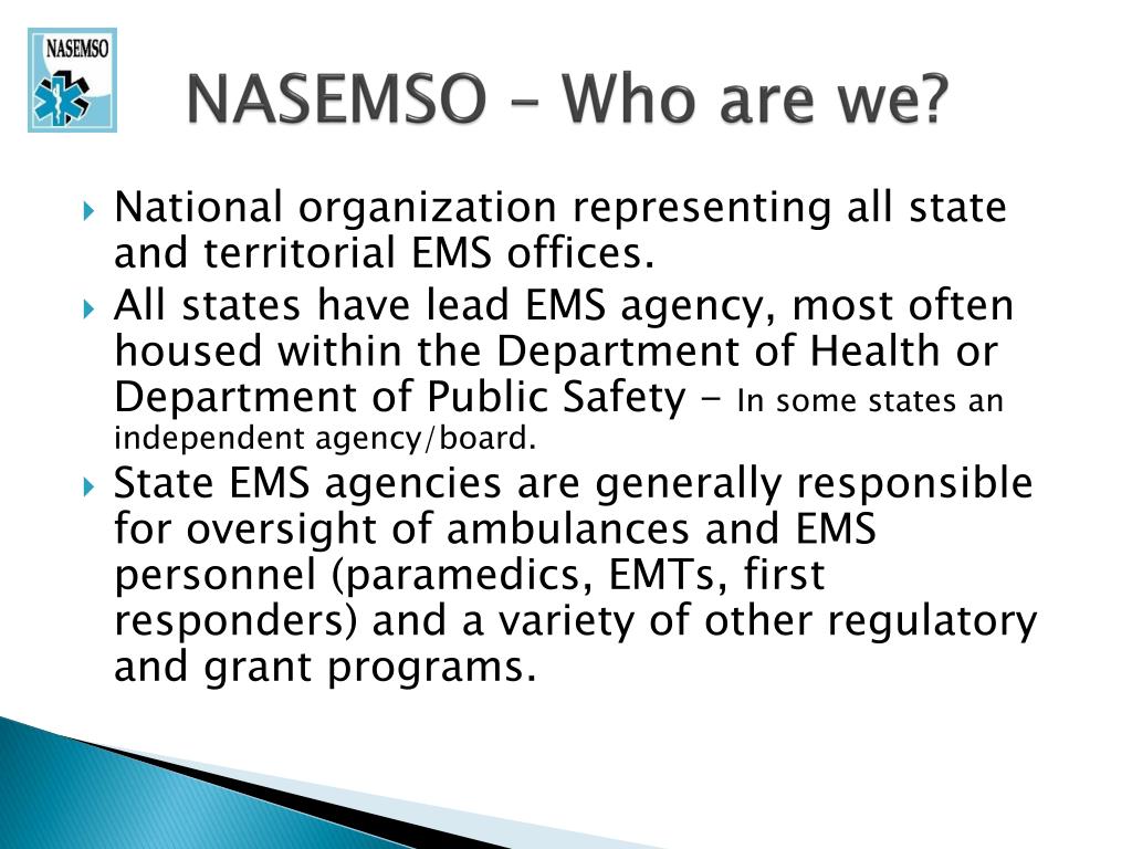 PPT - National Association of State Emergency Medical Services ...