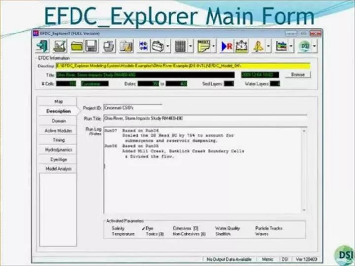 PPT - EFDC_Explorer Main Features EFDC_Explorer 주요 특징 PowerPoint Presentation - ID:6499102
