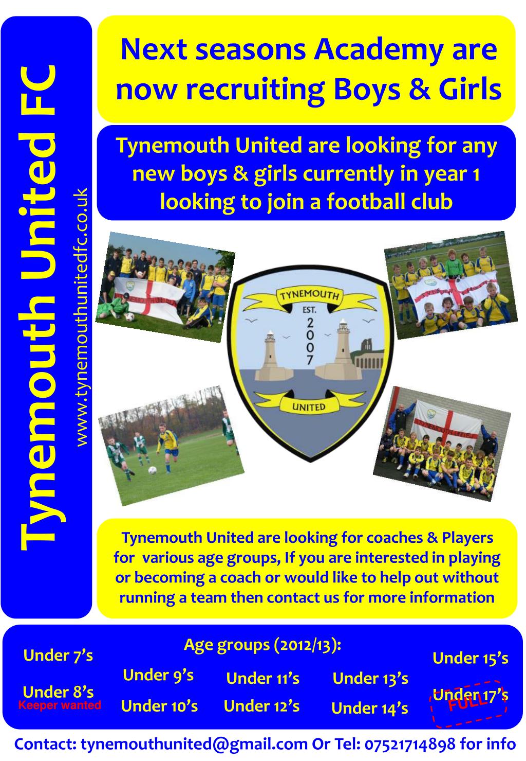PPT - Tynemouth United FC tynemouthunitedfc.co.uk PowerPoint ...