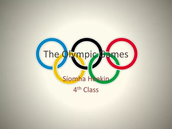 PPT - The Olympic Games PowerPoint Presentation, free download - ID:6500378