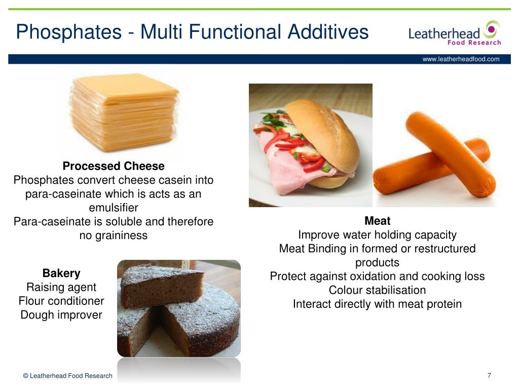PPT - Alternatives to Phosphates in Foods Dr Wayne Morley, Head of Food ...