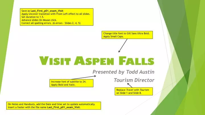 PPT - Visit Aspen Falls PowerPoint Presentation, free download - ID:6502137