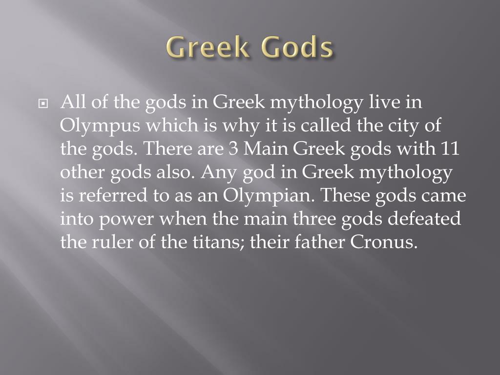 PPT - Gods Of Olympus PowerPoint Presentation, free download - ID:6504028