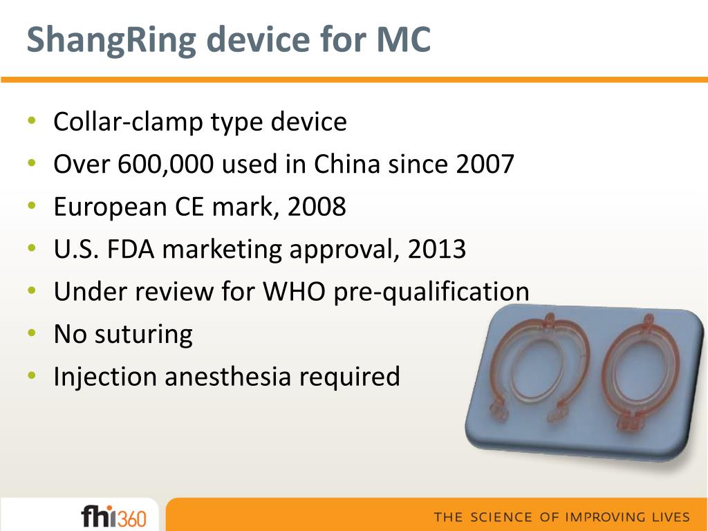 PPT - Performance of the ShangRing for Medical Male Circumcision in ...