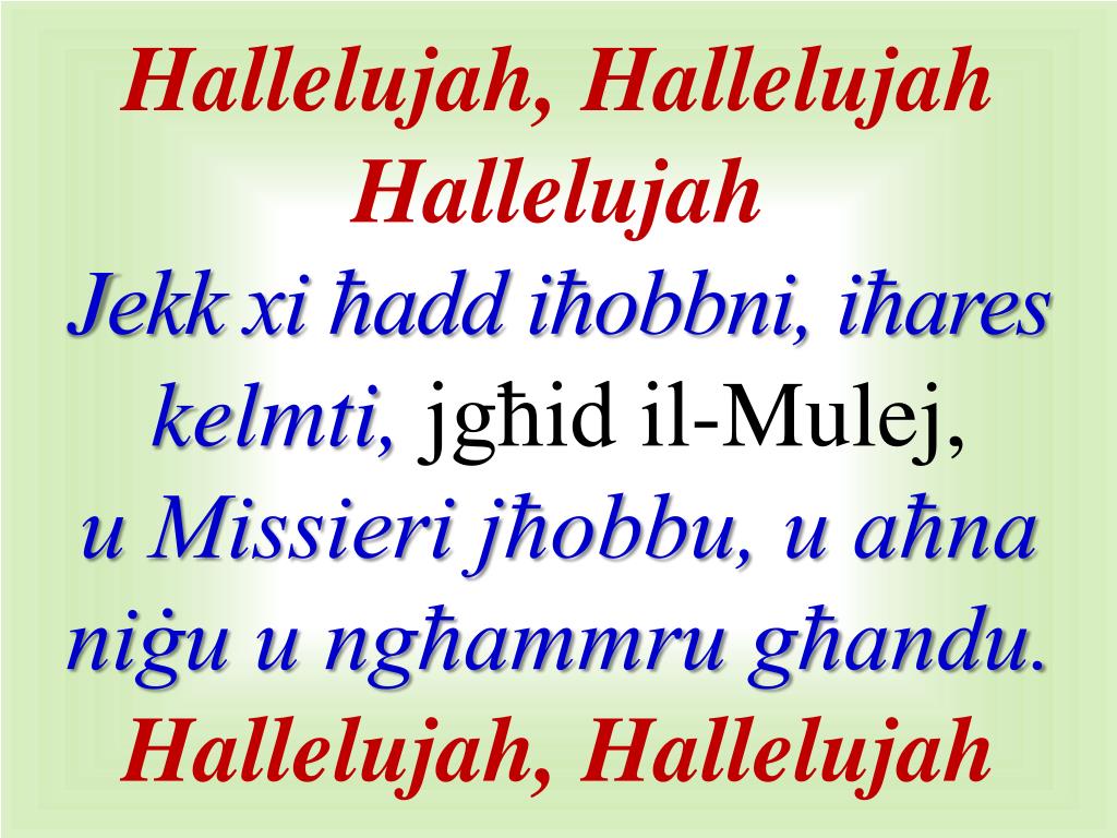 PPT - I nqaċċat minn wiċċ l-art il-bniedem li jien ħlaqt . PowerPoint ...