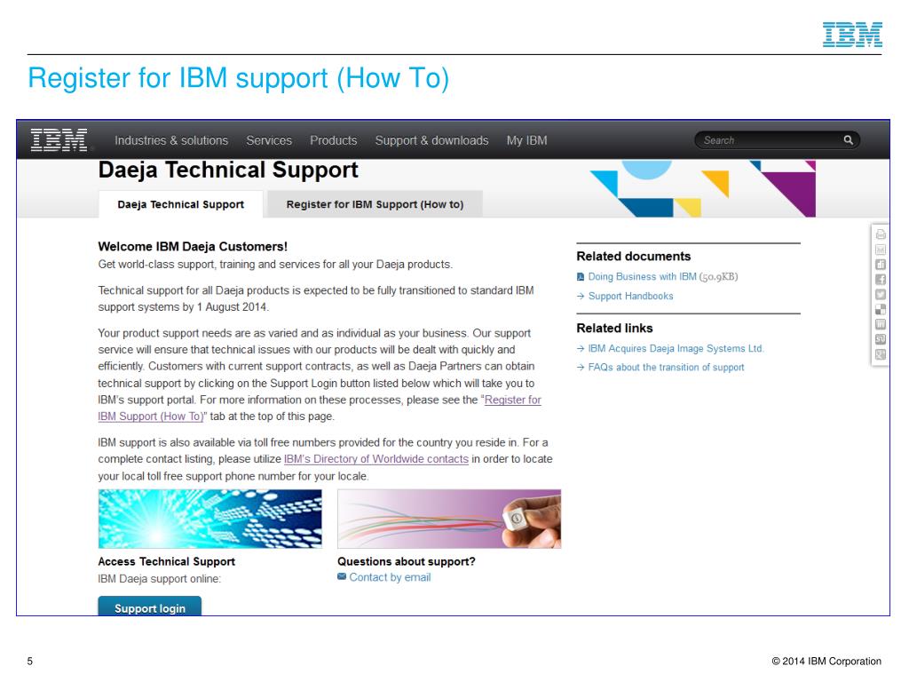 PPT - Daeja ViewONE , Transition to IBM Support PowerPoint Presentation ...