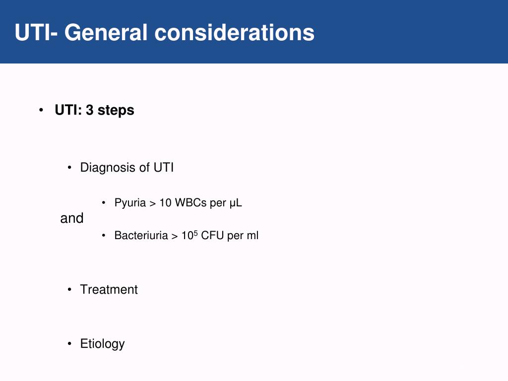 PPT - Urinary tract infections in children What investigations ...