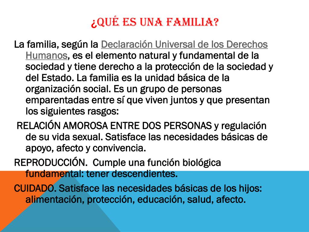 PPT - LA FAMILIA y la cultura PowerPoint Presentation, free download ...