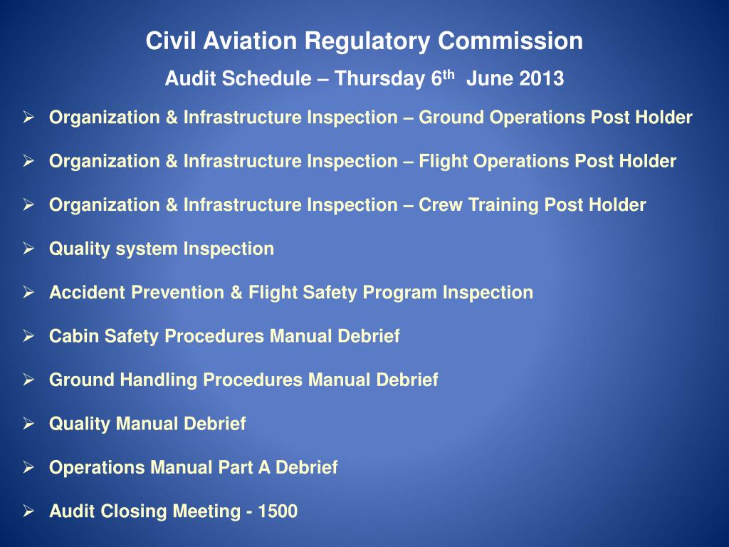 PPT - Civil Aviation Regulatory Commission PowerPoint Presentation ...