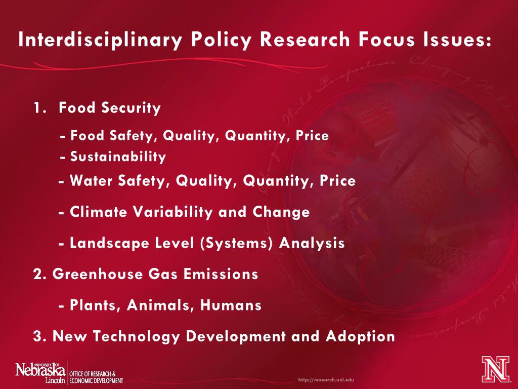 PPT - Food, Water, & Energy Resources Policy Retreat – Group 2 December ...