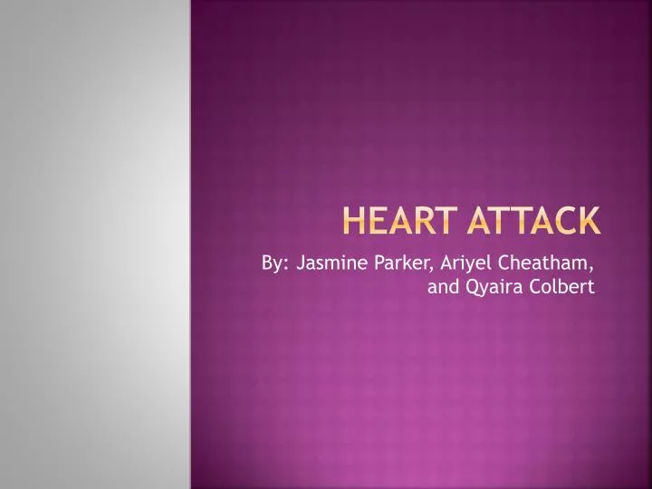 PPT - Heart attack PowerPoint Presentation, free download - ID:6513236