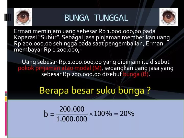 PPT - BUNGA TUNGGAL PowerPoint Presentation, free download - ID:6513849
