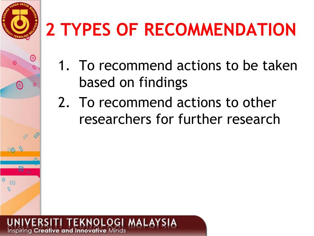 PPT - CHAPTER 5 CONCLUSION & RECOMMENDATION PowerPoint Presentation ... PPT - CHAPTER 5 CONCLUSION & RECOMMENDATION PowerPoint Presentation ...