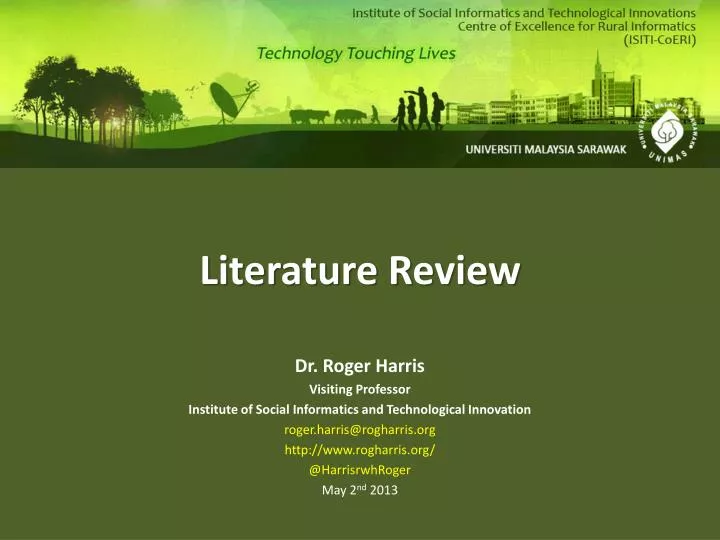 PPT - Literature Review PowerPoint Presentation, free download - ID:6514493