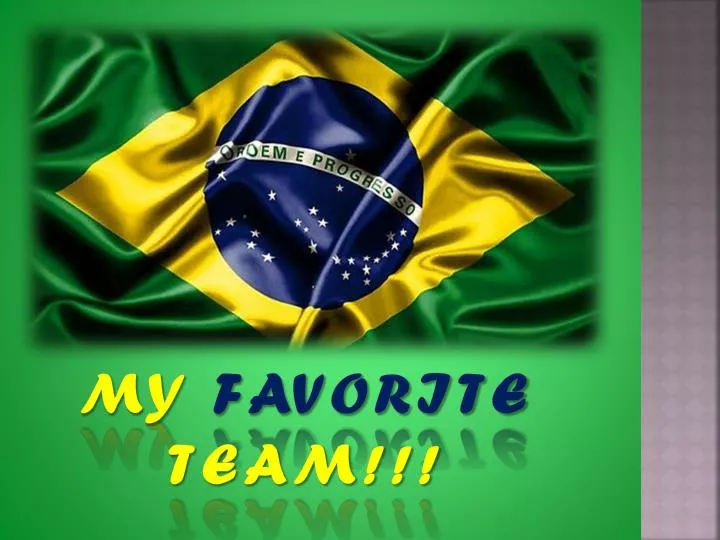 PPT - My favorite team!!! PowerPoint Presentation, free download - ID ...