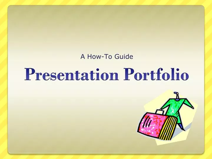 PPT - Presentation Portfolio PowerPoint Presentation, free download ...