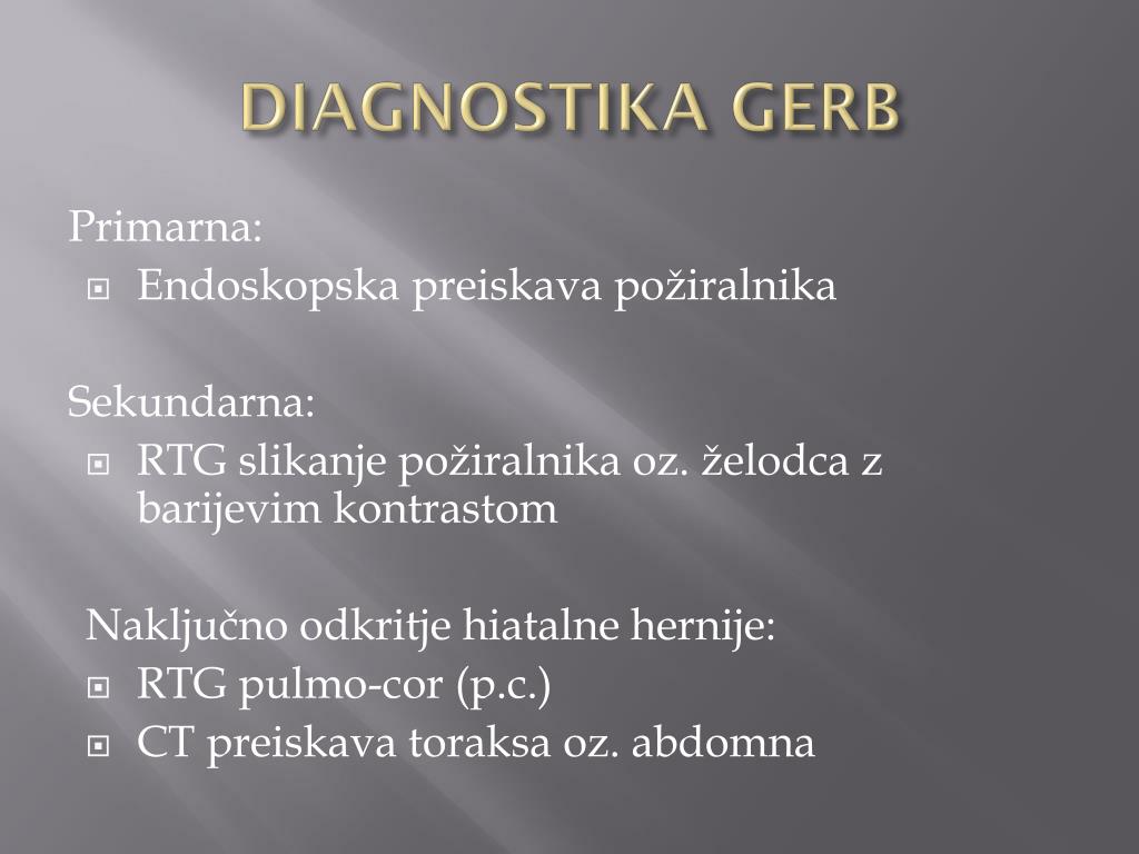 PPT - GERB gastro-ezofagealna refluksna bolezen PowerPoint Presentation ...