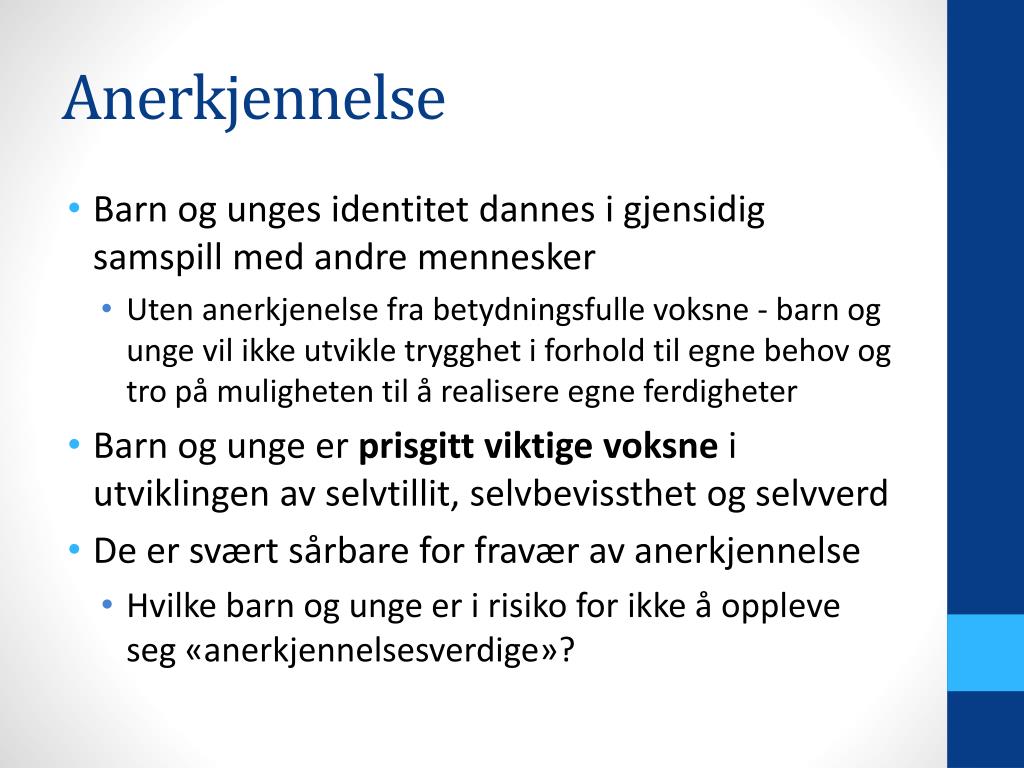 PPT - Relasjoner – en beskyttelsesfaktor for sårbare barn og unge ...